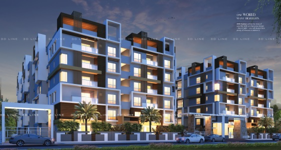 3 BHK Apartment / Flat for sale in BMR Habitat Kolanukonda Guntur ...