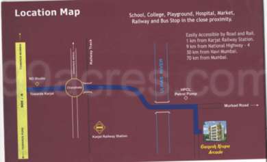 Borude builders Borude Ganesh Krupa Arcade Map - Karjat, Mumbai Beyond ...