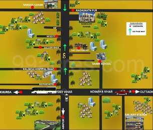 Boudha Infra Ventures Boudha Kamalini Tower Map - Raghunathpur ...