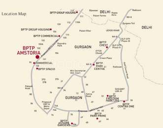 BPTP Builders BPTP Amstoria Map - Sector 102, Gurgaon Location Map