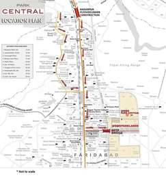 BPTP Builders BPTP Park Central Map - BPTP Park Central Sector 85 ...