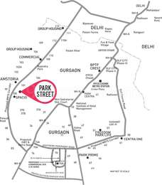 BPTP Limited BPTP Park Street Map - Sector 37D, Gurgaon Location Map
