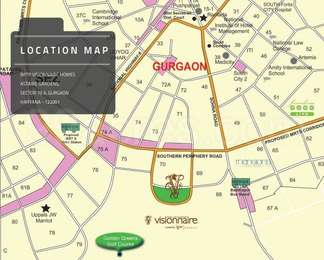 BPTP Limited Bptp Visionnaire Map - Sector 70A, Gurgaon Location Map