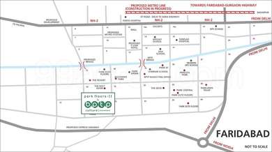 BPTP Builders BPTP Park Floors 2 Map - Sector 76, Faridabad Location Map