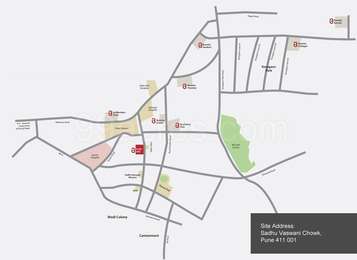 Bramhacorp Builders Bramha Pune One Map - Agarkar Nagar, Pune Location Map