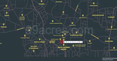 Bramhacorp Builders Bramha Boulevard Map - Camp, Pune Location Map