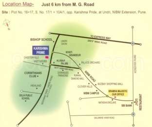 Bramhacorp Builders Bramha Majestic Map - Kondhwa, Pune Location Map