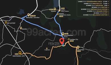 Bricks and Milestones Bricks Felicity Map - Kada Agrahara, Sarjapur ...