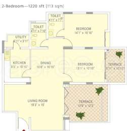 3 BHK Apartment / Flat for sale in Brigade Courtyard HMT Estate BEL ...