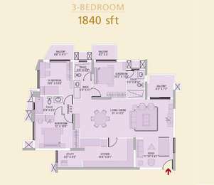 2 BHK Apartment / Flat for sale in Brigade Metropolis Garudachar Palya ...