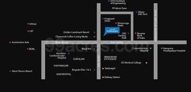 2 BHK / Bedroom Apartment / Flat for rent in Brigade Symphony KRS Road ...