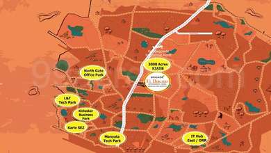 Brigade Group Jasper at Brigade El Dorado Map - Huvinayakanahalli ...