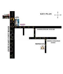 Brrownstone Developers Brownstone Sai Dharani Map - Palavakkam, ECR ...