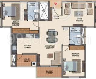 2 BHK Apartment / Flat for sale in BSCPL Bollineni Hillside ...