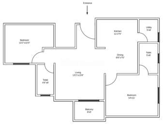 2 BHK Apartment / Flat for sale in BSCPL Bollineni Hillside ...