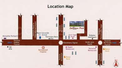 BSR Builders BSR Splendour Park Map - Kallumantapa, Horamavu Location Map