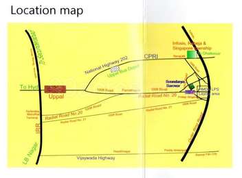 BSR Infrastructures and projects BSR Soundarya Sarovar Map - Warangal ...