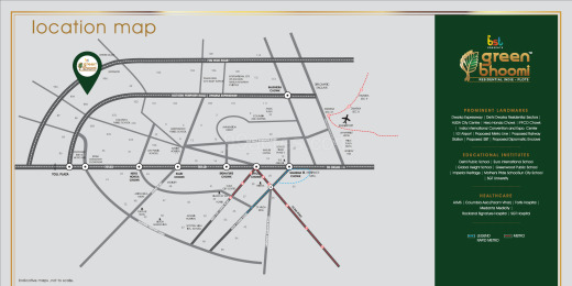 BST Developers BST Green Bhoomi Map - Sector 99A Gurgaon Location Map