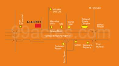 B. U. Bhandari Landmarks Pune BU Bhandari Alacrity Map - Baner, Pune ...