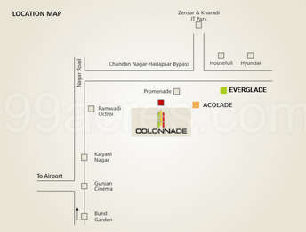 B. U. Bhandari Landmarks Pune BU Bhandari Colonnade Map - Tukaram Nagar ...