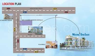 Budha Homes Budha Meena Enclave Map - Kurji, Patna Location Map