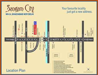 Buildcon Engineering Buildcon Sangam City Map - Dasna, Ghaziabad ...