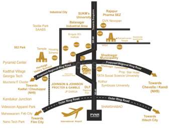 Building Blocks Group BBG Kohinoor LandMark 9 Map - Shad nagar ...