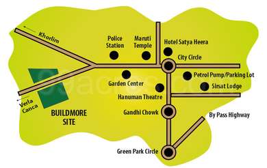 Buildmore Infrastructures Buildmore Classic Map - Mapusa, Goa Location Map