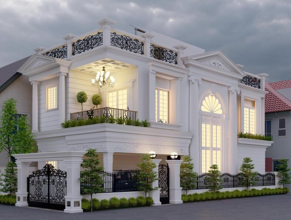 Built Roman Villa Photos - Perumbakkam, Chennai South Pictures