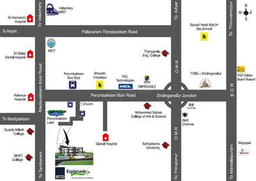 Built-Tech Designs BTD Esplanade Map - Perumbakkam, Chennai South ...