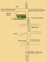 Bunty Group Builders Bunty Mayur Trade Centre Map - Chinchwad, Pune ...