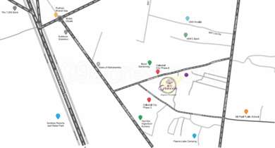 BVG Developers Silver Gracia Map - Ravet, Pune Location Map