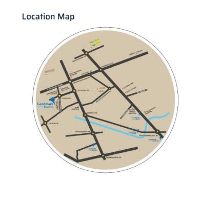 Calicut Landmark Builders Calicut Landmark Centrio Map - Mavoor Road ...