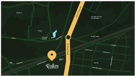 Callisto Group Callisto Emerald Map - Bopal, Ahmedabad Location Map