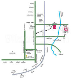 Calyx Group Calyx Atulya Map - Jambhul, Pune Location Map