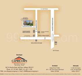 Capricorn Group Capricorn Jewels Map - New Alipore, Kolkata Location Map