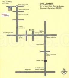 Carp Properties Builders Carp Akshaya Residency Map - Rajajinagar ...