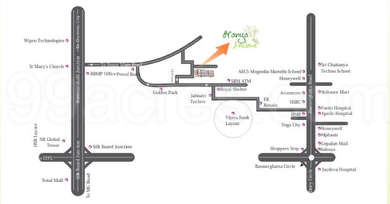 Carp Properties Builders Carp Aranya Enclave Map - Bommanahalli ...