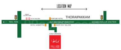 Casagrand Builder Private Limited Casagrand Pallagio Map - Thoraipakkam ...