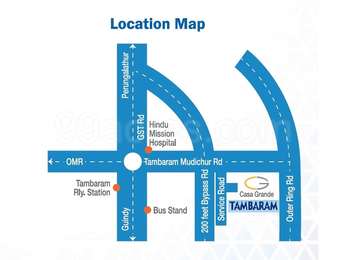 Casagrand Builder Private Limited Casagrand Ferns Map - Tambaram ...