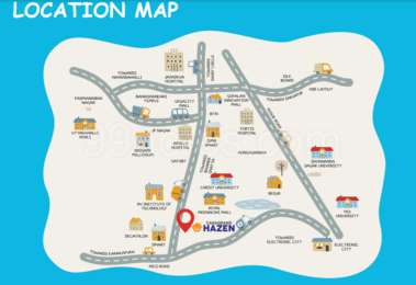 Casagrand Builder Private Limited Casagrand Hazen Map - Gottigere ...