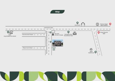 Casagrand Wesley Map - Arumbakkam, Chennai Location Map