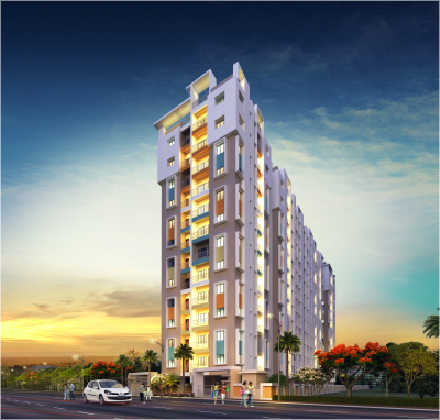 2 BHK Apartment / Flat for sale in Metro Heights Joka Kolkata South ...