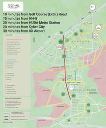 Central Park Flower Valley Mikasa Plots Map - Sector-33 Sohna, Gurgaon ...