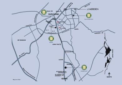 Central Park Flower Valley Selene Tower Map - Sector-33 Sohna, Gurgaon ...