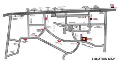 Century Spaces Buildwell Achievers Grand Avenue Map - Sector 49 ...