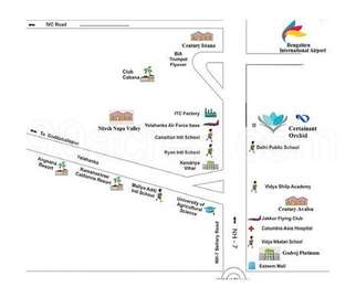 Certainant Infrastructures Pvt Ltd Certainant Orchid Map - Chikkajala ...