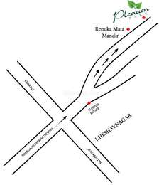 Chamadia Landmark Builders Chamadia Plenum Park Map - Mundhwa, Pune ...