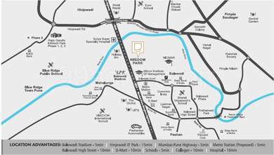 Chandrarang Developers and Sai Shraddha Associates Wisdom Park Map ...