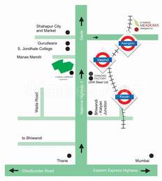 Charms Group Charms Gardenia Map - Vasind, Mumbai Beyond Thane Location Map